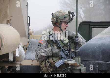 A U.S. Soldier from 1st Platoon, Aztec Company, 2nd Battalion, 23rd ...