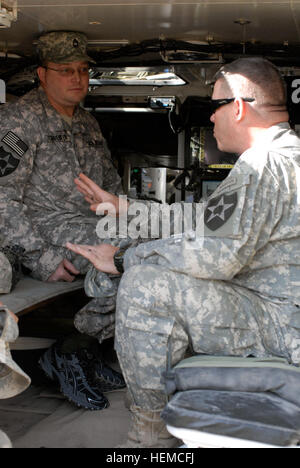 A Stryker vehicle from the 4th Stryker Brigade Combat Team, 2nd ...