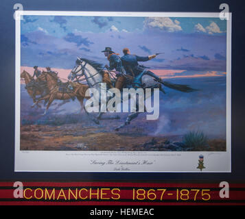 Buffalo Soldier prints, by famed historical artist Dale Gallon, hang in ...