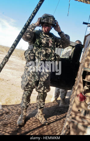 Pfc. Jason L. Tullis, a cavalry scout with 1st Squadron, 13th Cavalry ...