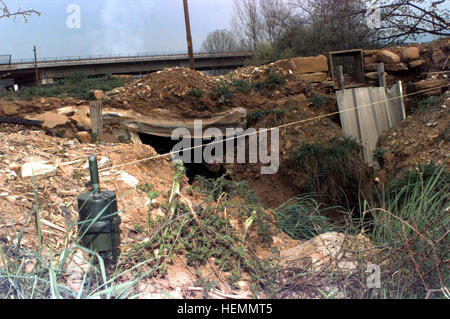 A close up view of a Former Yugoslavia stake mounted PMR-2A Stock Photo ...
