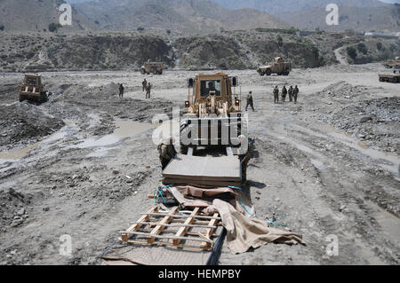 Combat engineers with 864th Engineer Battalion, 555th Engineer Brigade ...