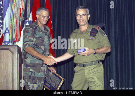 MGEN Amos Malka, Commanding General Israeli Ground Corps, and GEN ...