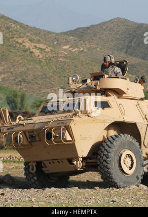 An M-1117 Armored Security Vehicle from the 3rd Platoon, 546th Company ...