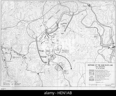 This map of the 19th Kum River area depicts topography, river locations ...