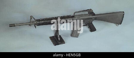 The M16A2 is a standard military assault rifle used for infantry ...