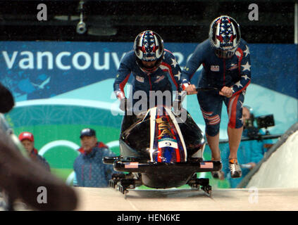 Shauna Rohbock and Michelle Rzepka (USA) competing in the Women's ...