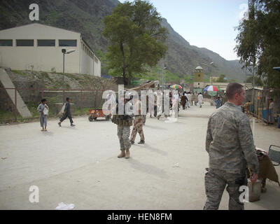 Combined Joint Task Force 82nd Soldiers and logistics units walk the ...