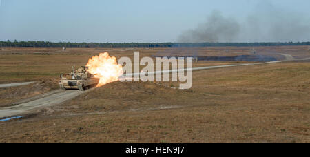 FORT STEWART, Ga. -- An M1A2SEP Abrams tank from Company D, 1st ...
