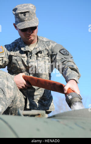 Virginia Army National Guard Spc. William Orange of the 3647th ...