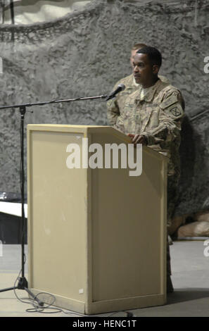 Command Sgt. Maj. Michael Bostic, 10th Special Troops Battalion senior ...