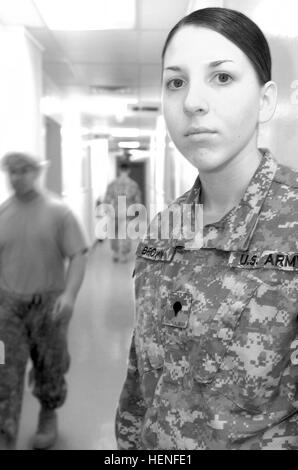 Army Spc. Monica Brown, a medic from the 782nd Brigade Support ...