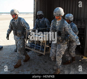 Members of the 40th Quartermaster Company, 45th Sustainment Brigade ...
