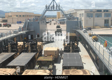 Army mariners from the 163rd Transportation Detachment and their U.S ...