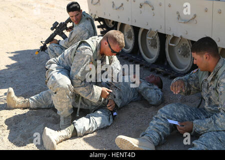 A soldier from 4th Battalion, 6th Infantry Regiment, 4th Brigade Stock ...