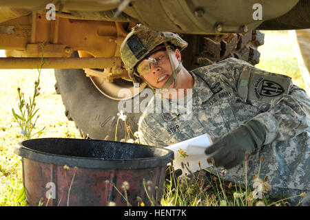 Soldiers assigned to 21st Military Police Company, 503D MP Battalion ...