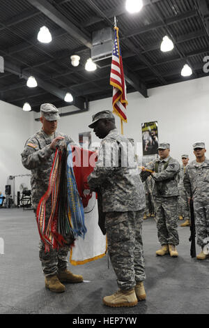 Col. Heath Roscoe, center, commander of the 36th Engineer Brigade, out ...