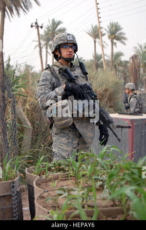 Cpl. Michael Tejada, a native of Hastings, Minn., native, patrols ...
