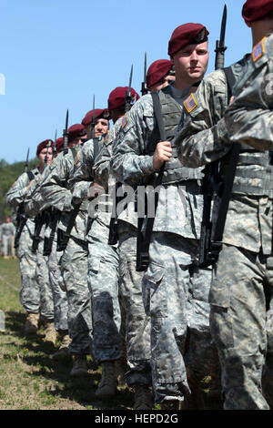 Col. Erik Gilbert, the 82nd Combat Aviation Brigade commander, prepares ...