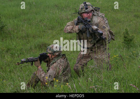U.S. Soldiers of Crazy Horse Troop, 5th Squadron, 7th Cavalry Regiment, 1st Armored Brigade ...