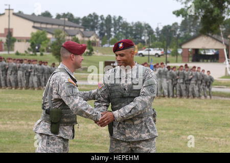 Lt. Col. Hise Gibson (left), commander, 3rd General Support Aviation ...