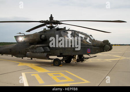 Boeing AH-64 Apache of the Polish Armed Forces Stock Photo - Alamy
