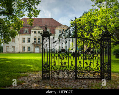 garden gate of a rural garden, Germany Stock Photo - Alamy