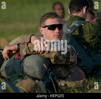 An infantryman with 1st Battalion, 503rd Infantry Regiment, 173rd ...