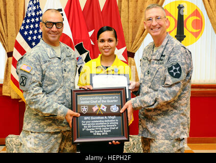 Command Sgt. Maj. Andrew J. Lombardo, left, Command Sergeant Major, U.S ...
