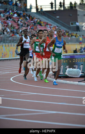 A scene from the 10,000-meter run at the 2015 Pan American Games in ...