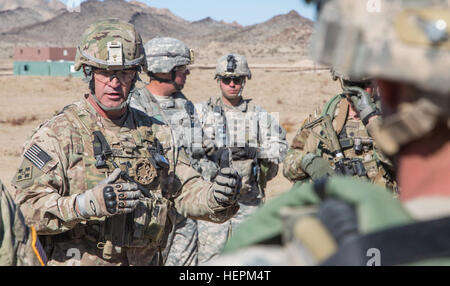 Brig. Gen. James J. Mingus, the 4th Infantry Division deputy commander ...