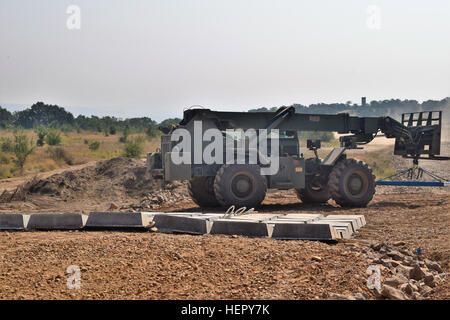 Soldiers from the 902nd Engineer Company (Vertical), 15th Engineer ...