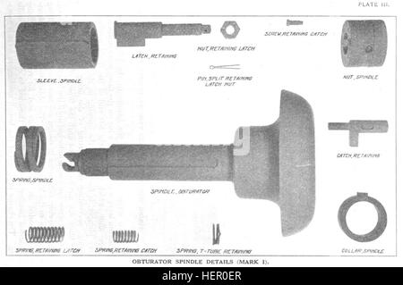 BL 9.2 inch Mk I howitzer obturator pad details Stock Photo - Alamy