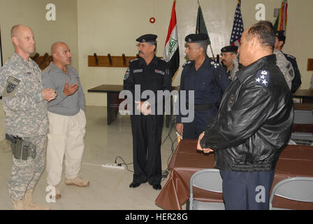 Col. Mark Spindler, commander of the 18th Military Police Brigade ...