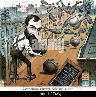 ROBBER BARONS Cartoon from American satirical magazine Puck in January ...