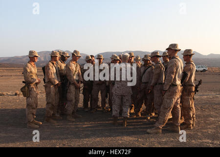 Lt. Col. Farrell Sullivan, commanding officer of Battalion Landing Team ...