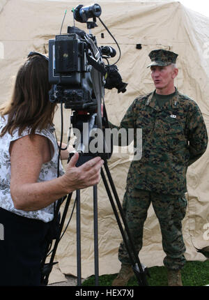 Maj. Gen. Michael Regner, commanding general of 1st Marine Division ...