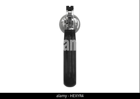 Revolver chrome object cowboy equipment. 3D illustration Stock Photo ...