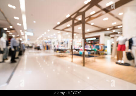 Blurred or defocused background of clothing store boutique Stock Photo ...
