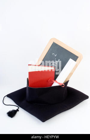 Symbol for post-secondary graduation Stock Photo - Alamy
