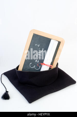 Symbol for post-secondary graduation Stock Photo - Alamy