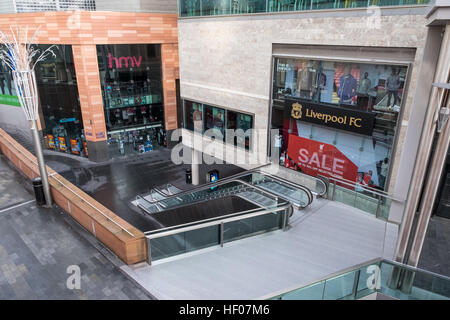 Liverpool FC store front, Liverpool ONE, Liverpool, England, UK Stock ...