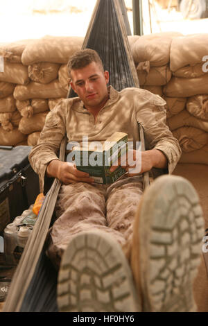 FIREBASE SAENZ, Helmand province, Afghanistan - A horde of sandbags lay ...