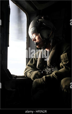 Lance Cpl. Michael Fleek, a crew chief with Marine Heavy Helicopter ...