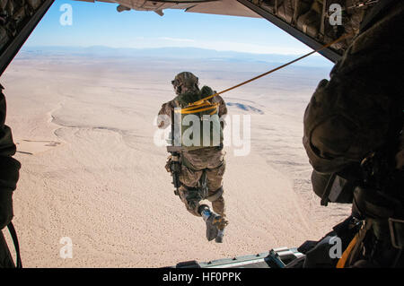 Guardian Angels with the 306th Rescue Squadron, U.S. Air Force, jump ...
