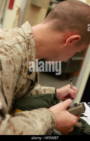 Aviation life support technician with Marine Tactical Electronic ...