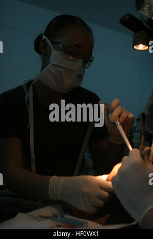 CAMP TAQADDUM, Iraq (May 23, 2005) - Commander William Davidson, doctor ...