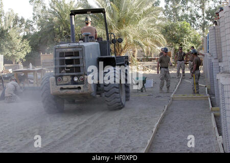 CAMP BLUE DIAMOND, AR RAMADI, Iraq -- The Marines of the camp's Ready ...