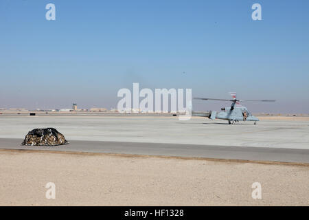 A Marine Corps Cargo Resupply Unmanned Aircraft System (CRUAS) from VMU ...