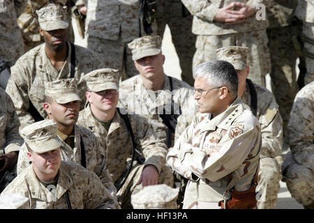 Gen. George W. Casey, commander, Multi-National Force-Iraq, passes ...